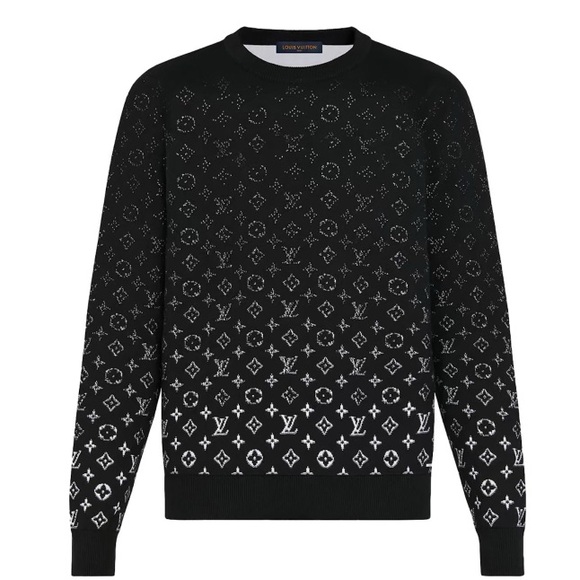 Louis Vuitton | Sweaters | Louis Vuitton Lvse Monogram Degrade Crewneck ...